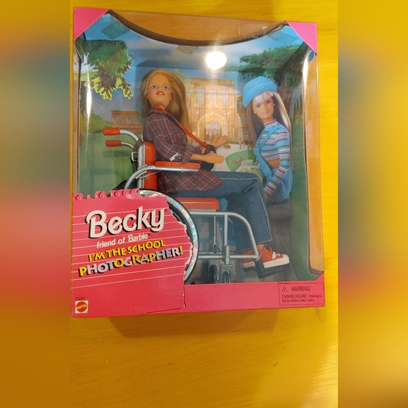 Barbie | Toys | 998 Becky Friend Of Barbie Im The School Photographer ...